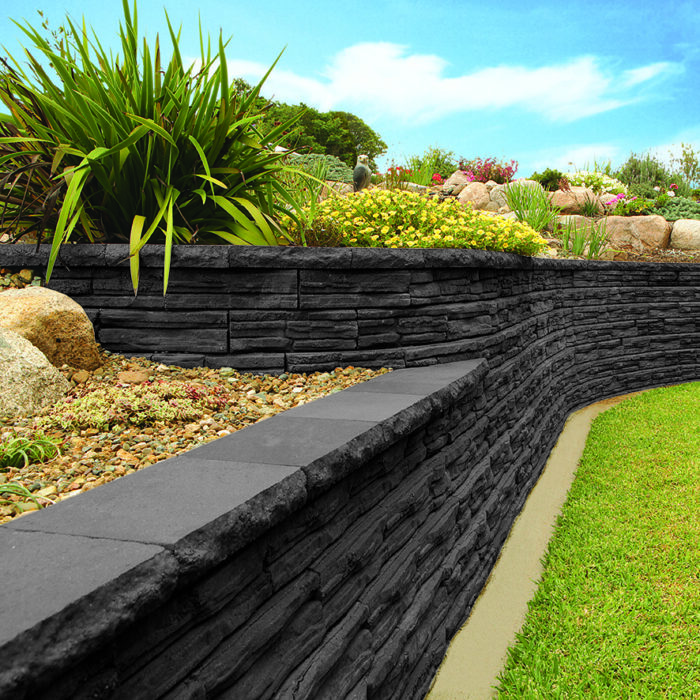 Textured Easy Lock Block - Retaining Wall Tasman Blocks